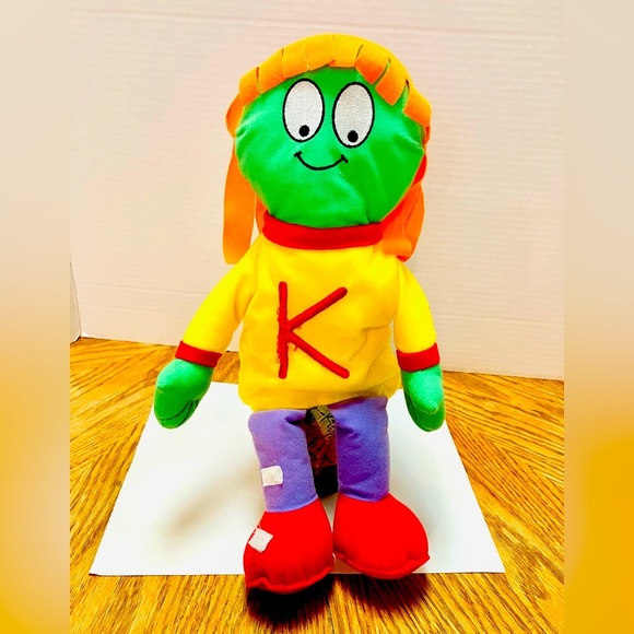 Abrams | Toys | The Letter People Miss K Plush Puppet Vintage Abrams ...